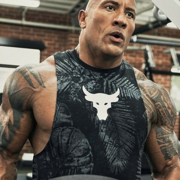 Under Armour | Shirts | Under Armour Project Rock Sleeveless Tank Top ...